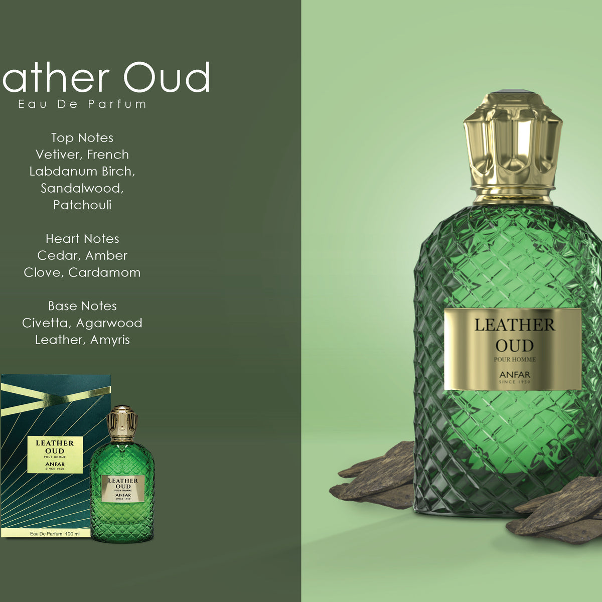 Leather Oud EDP 100ml – Oudh Al Anfar Perfumes